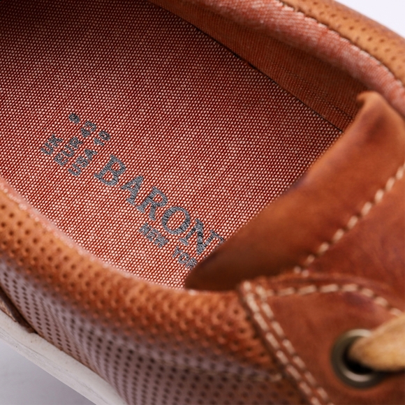 baronero | Shoes | Mens Genuine Leather Fashion Sneakers Casualshoes ...